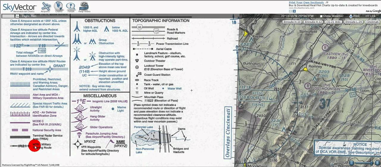 VFR Charts (Part IX): Airport Traffic Service and Airspace Information ...