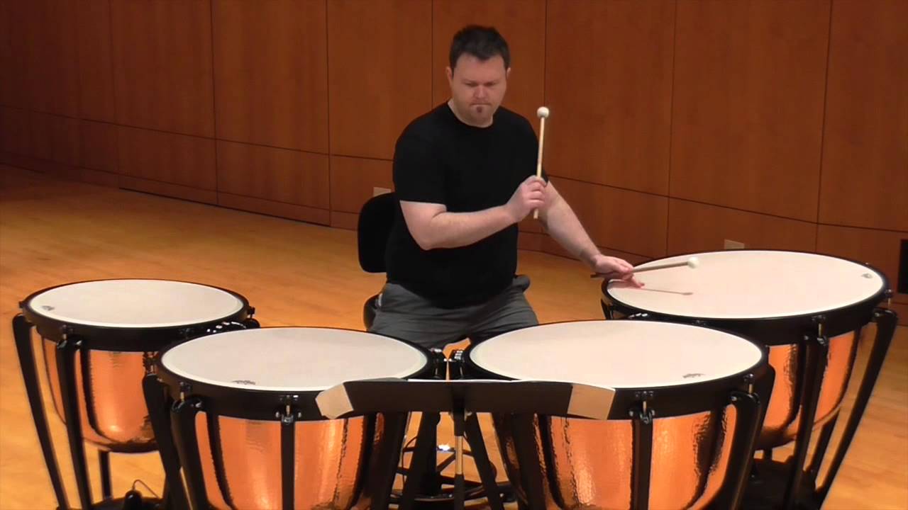 Elliott Carter - Eight Pieces for Four Timpani, V. Improvisation - YouTube