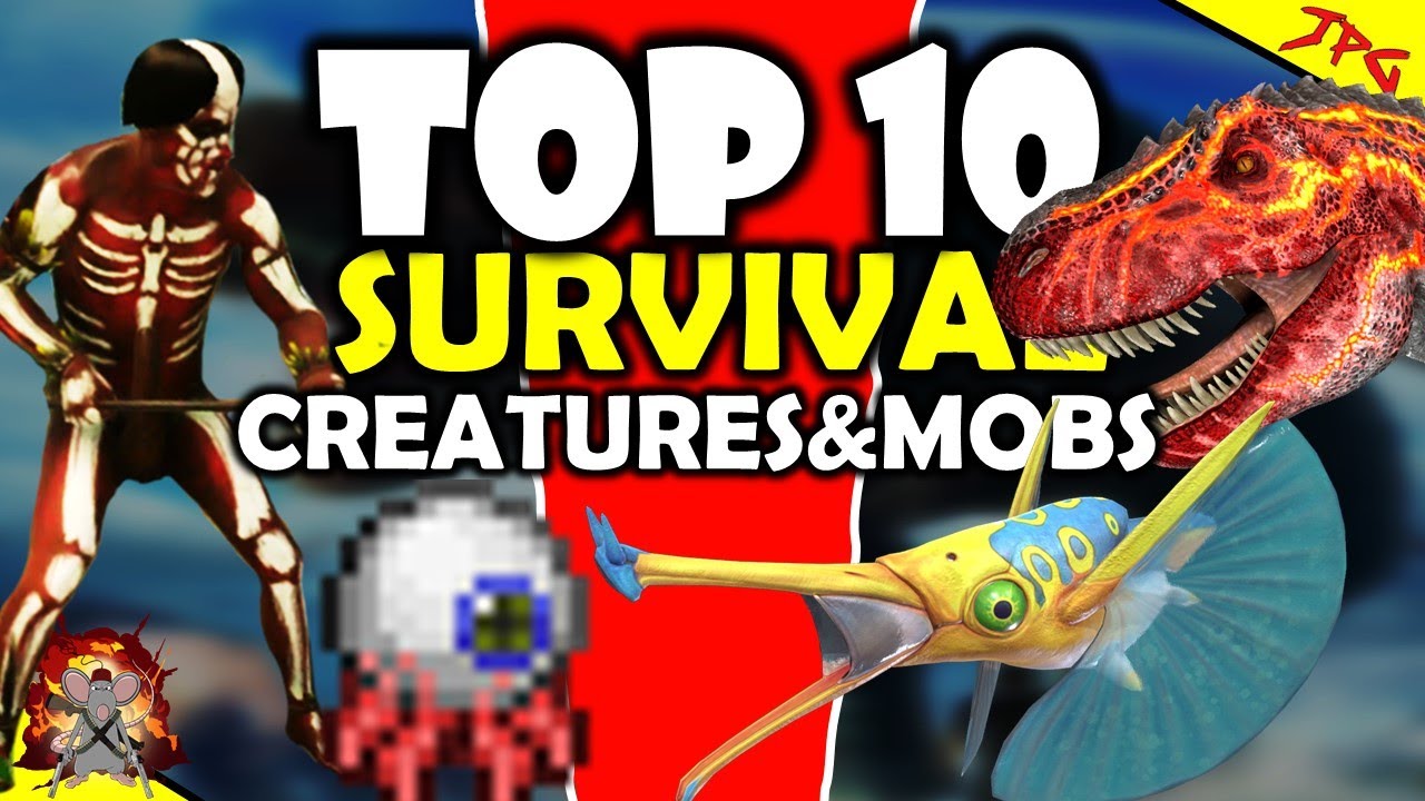 TOP 10 BEST SURVIVAL GAMES - What Game Has the Best CREATURES/MOBS ...