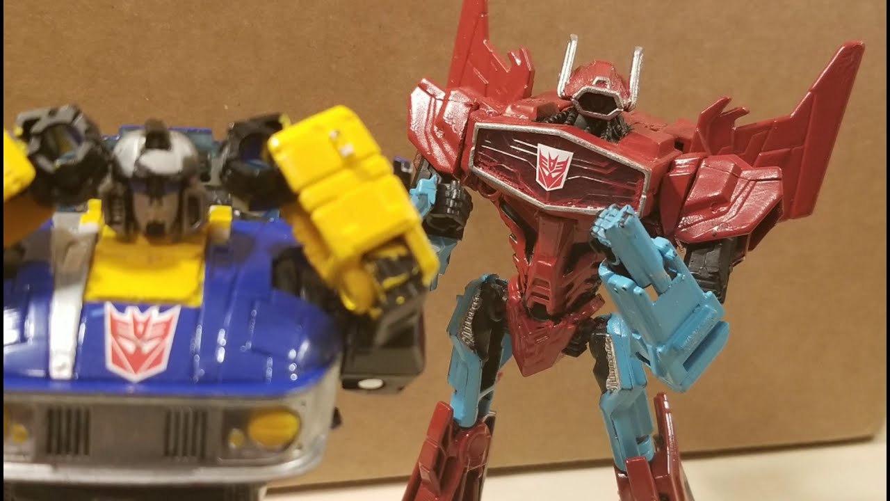 Transformers Custom Shattered GlassTreadshot Review - YouTube