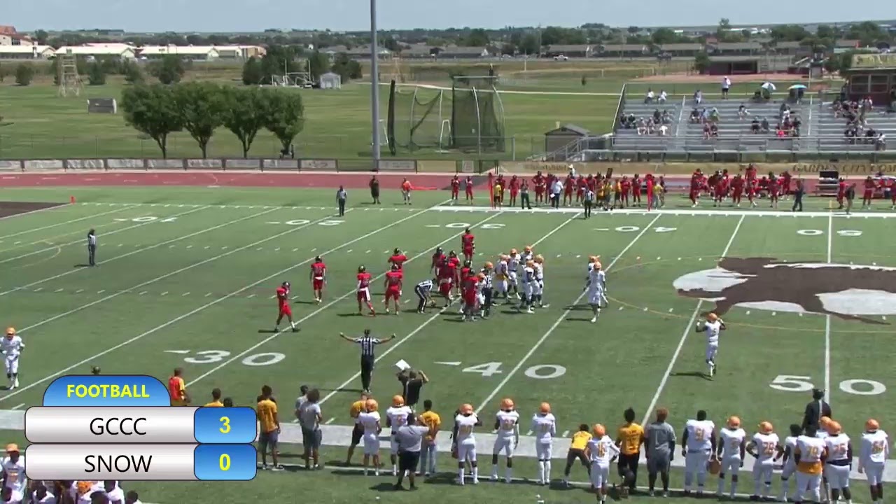 GCCC football vs. Snow - YouTube