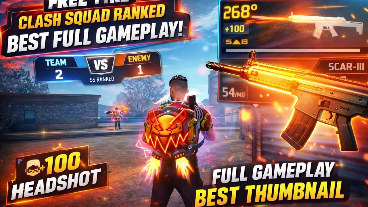 Free Fire Clash Squad Ranked Full Gameplay 🔥 Pro Headshot | CS Ranked ...