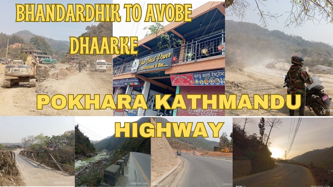 Pokhara to Kathmandu in dusty highway||Under rennovative phase of ...