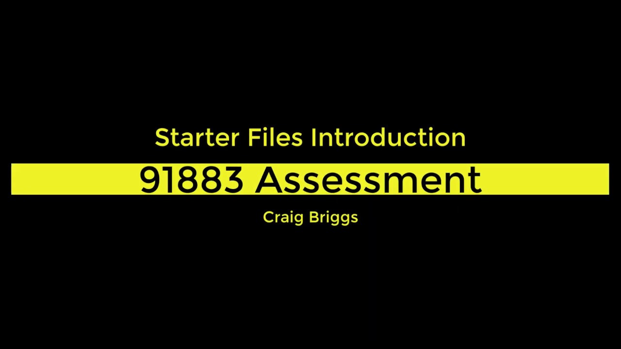 Starter Files Explained - YouTube