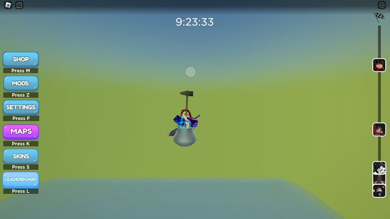 Roblox Getting over it - YouTube