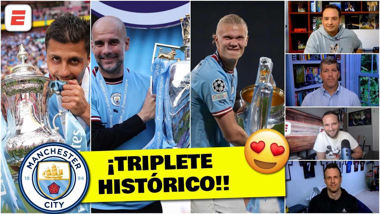 HISTÓRICO. Manchester City empezó a ganar EL TRIPLETE ante el REAL ...