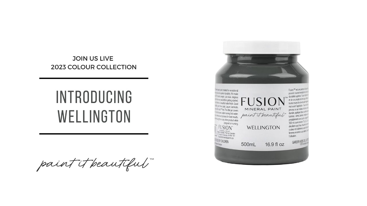 WELLINGTON 2023 New Fusion Mineral Paint Colour - YouTube
