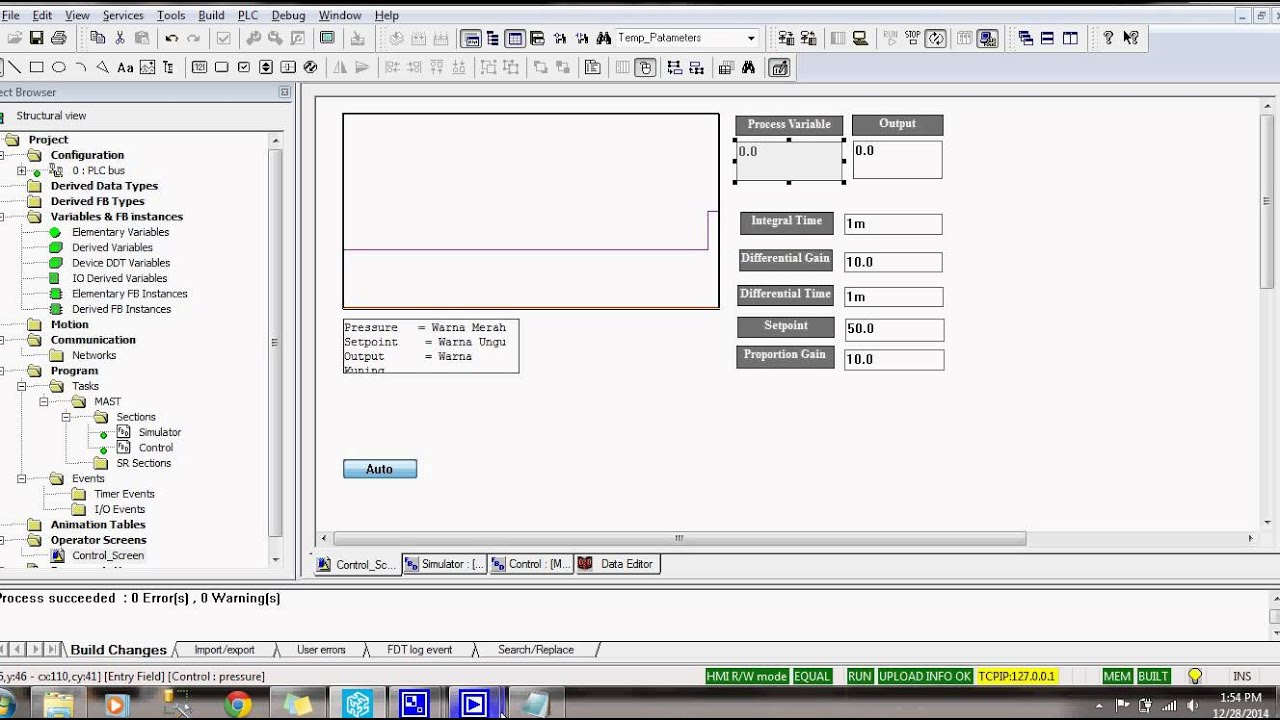 Simulasi PID Unity Pro XL - YouTube