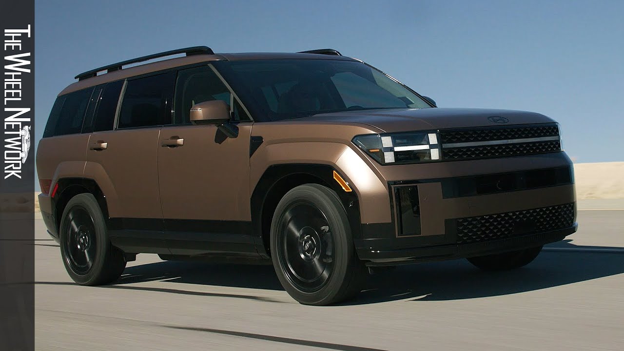 2024 Hyundai Santa Fe Calligraphy | Earthy Brass Matte | Driving ...