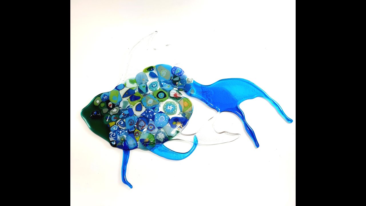 Making a Fused Glass Fish - YouTube