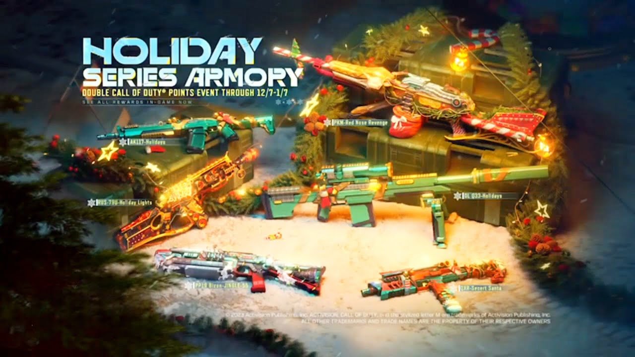 CODM HOLIDAY SERIES ARMORY EVENT TRAILER 2023 🤯 - YouTube