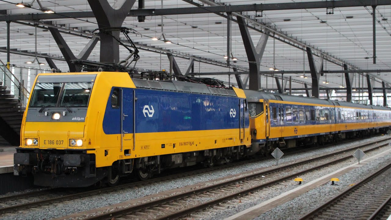 Intercity direct treinen op station Rotterdam CS 13-12-2024 - YouTube