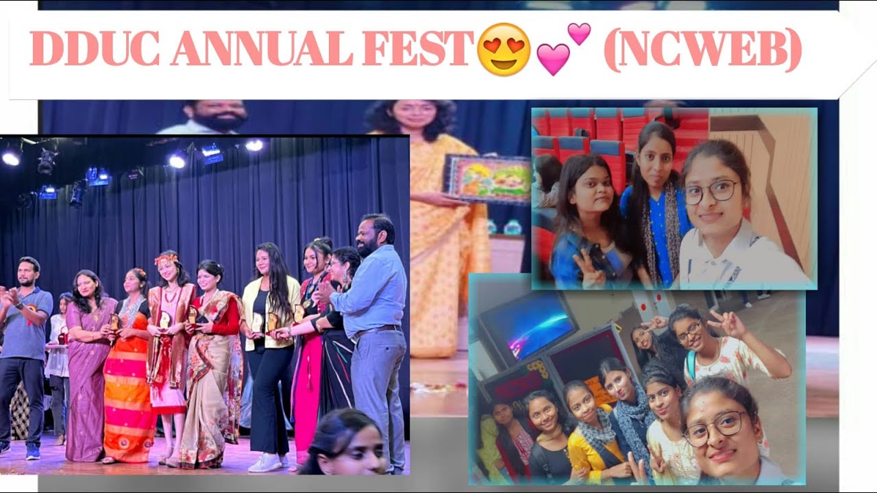 Annual Day Celebration 😍 My college😎🐬 [ DDUC- NCWEB ] - YouTube