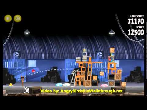 Angry Birds Rio Level 1-14 Walkthrough - YouTube
