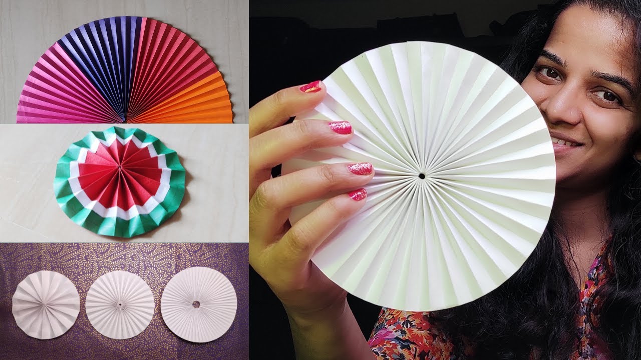 Origami Fan or Origami Flower Easy Tutorial | A Secret, Tips and ...