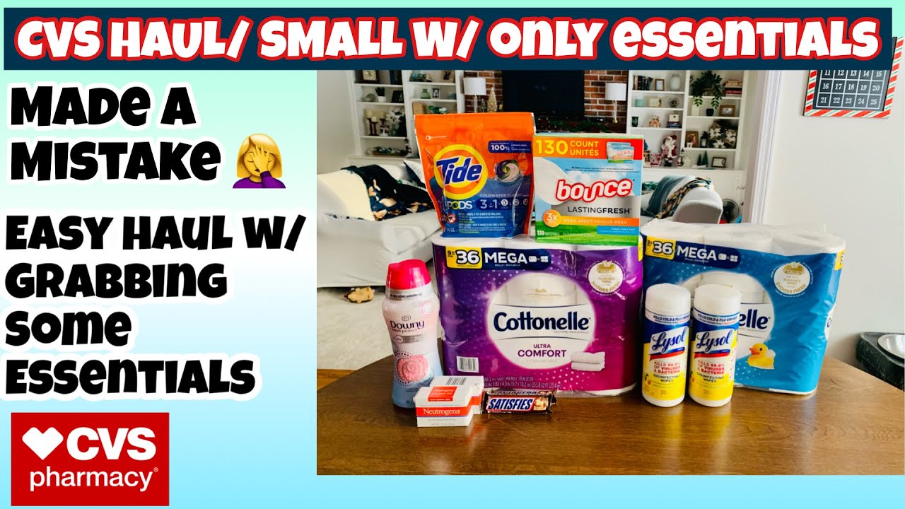 CVS HAUL/ easy simple deals this week/ Stocking up on essentials/ Learn ...