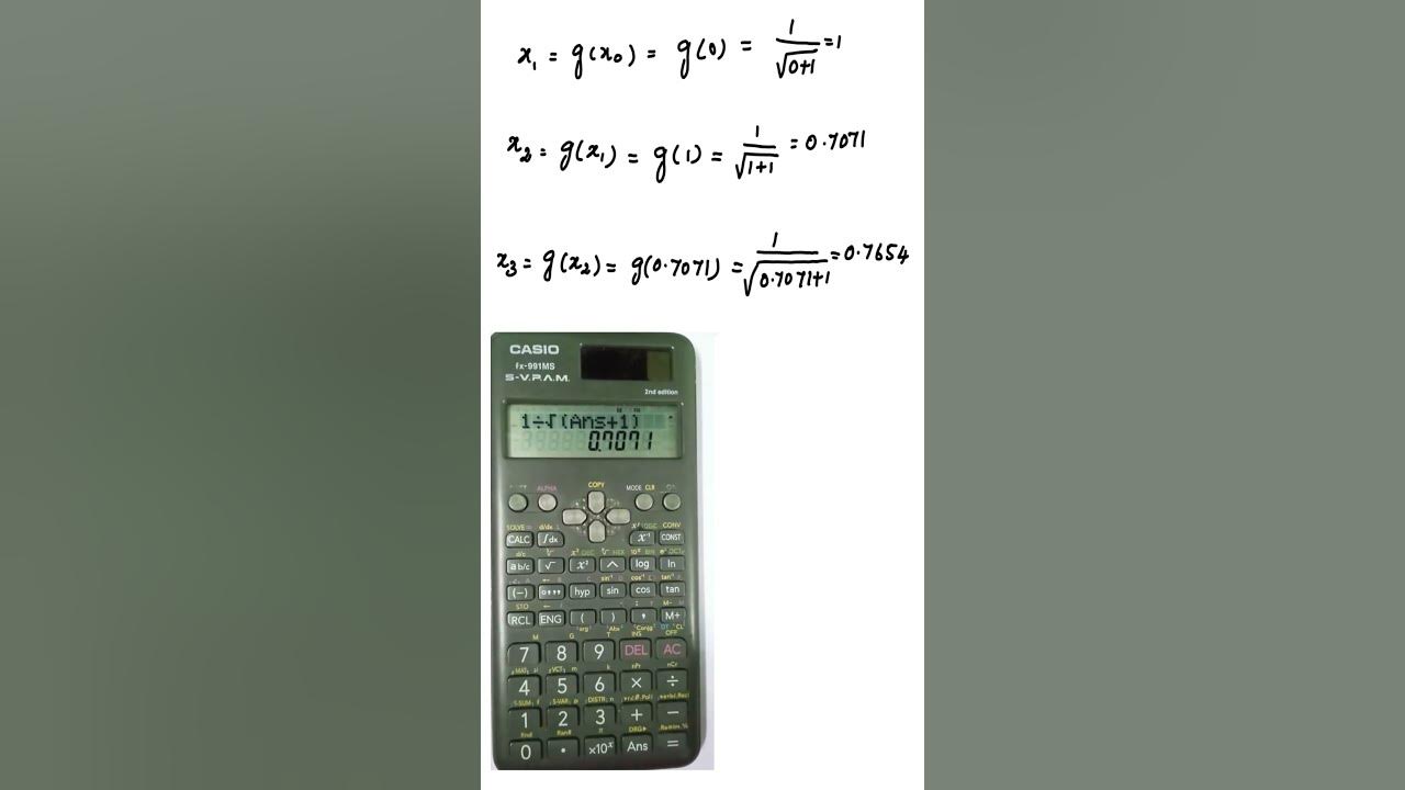 Fixed point iteration | Easy method using calculator | Tamil (Full video link in description ...