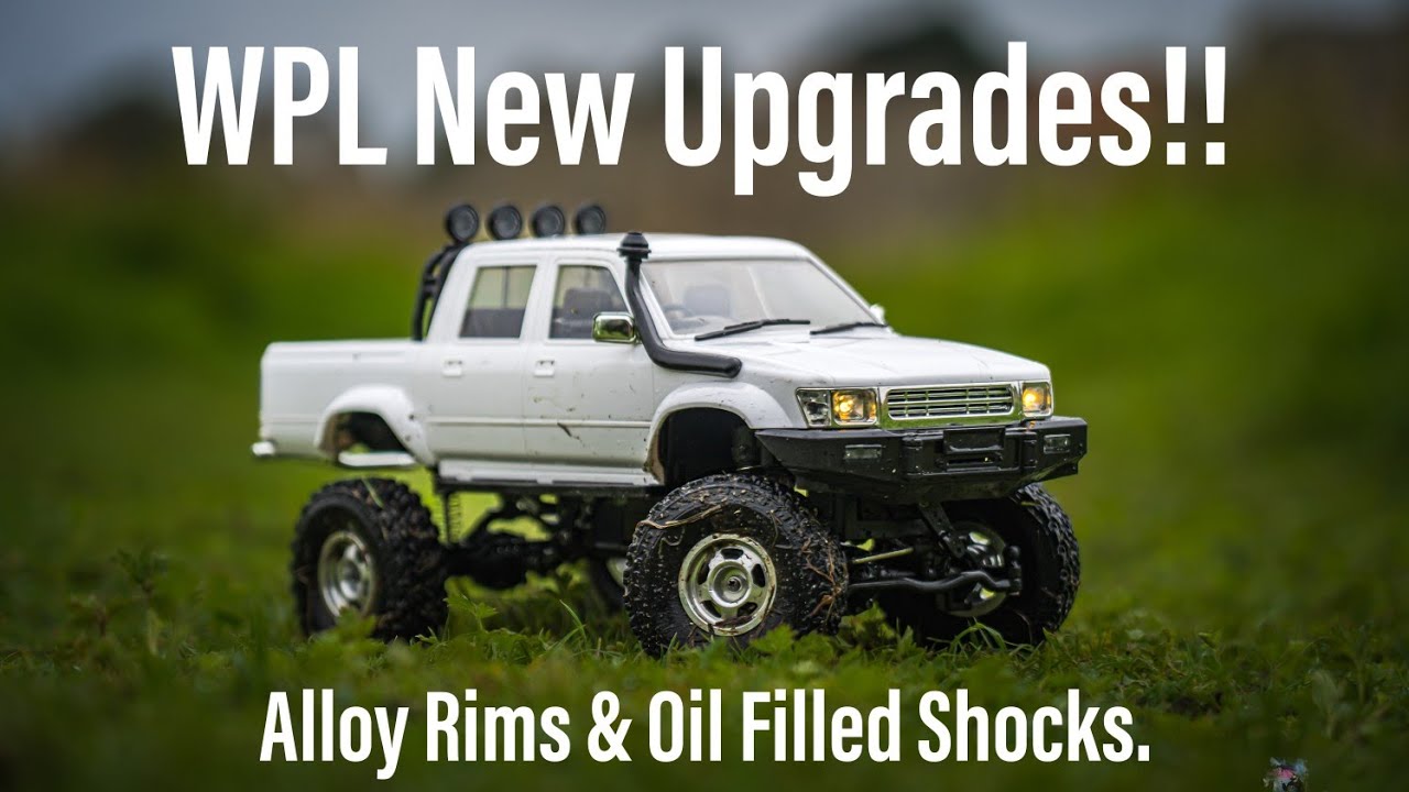 WPL New Upgrades!! Alloy Rims And Oil Filled Shocks. - YouTube