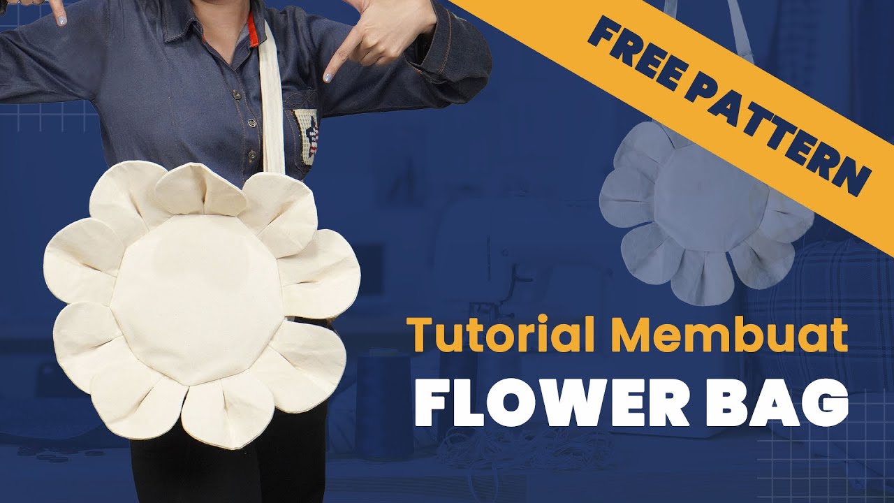 How to make a cute flower sling bag | Easy Sewing Tutorial I Free ...