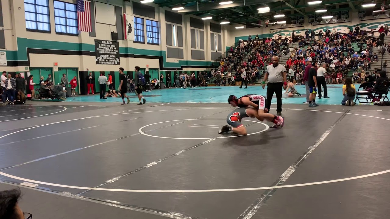 Christian Tingzon v. San Jacinto High at Shark Tank 2019 120lbs. Round ...