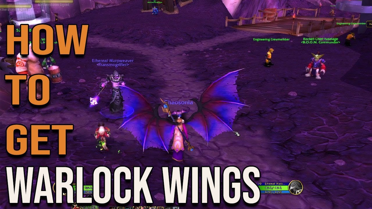 How to Get Warlock Wings - World of Warcraft - YouTube