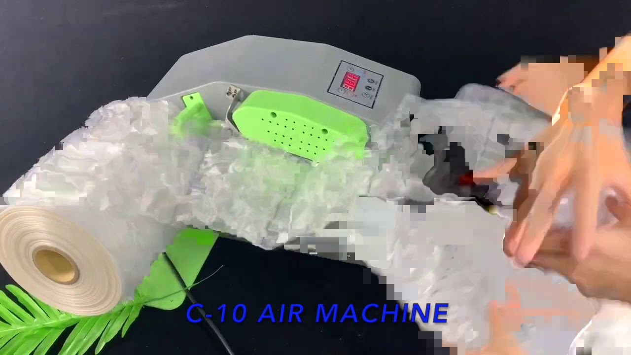 C10 Air machine for inflating air bags and cushion rolls - YouTube