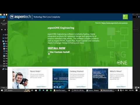Aspen Hysys 12.0 Installation! - YouTube