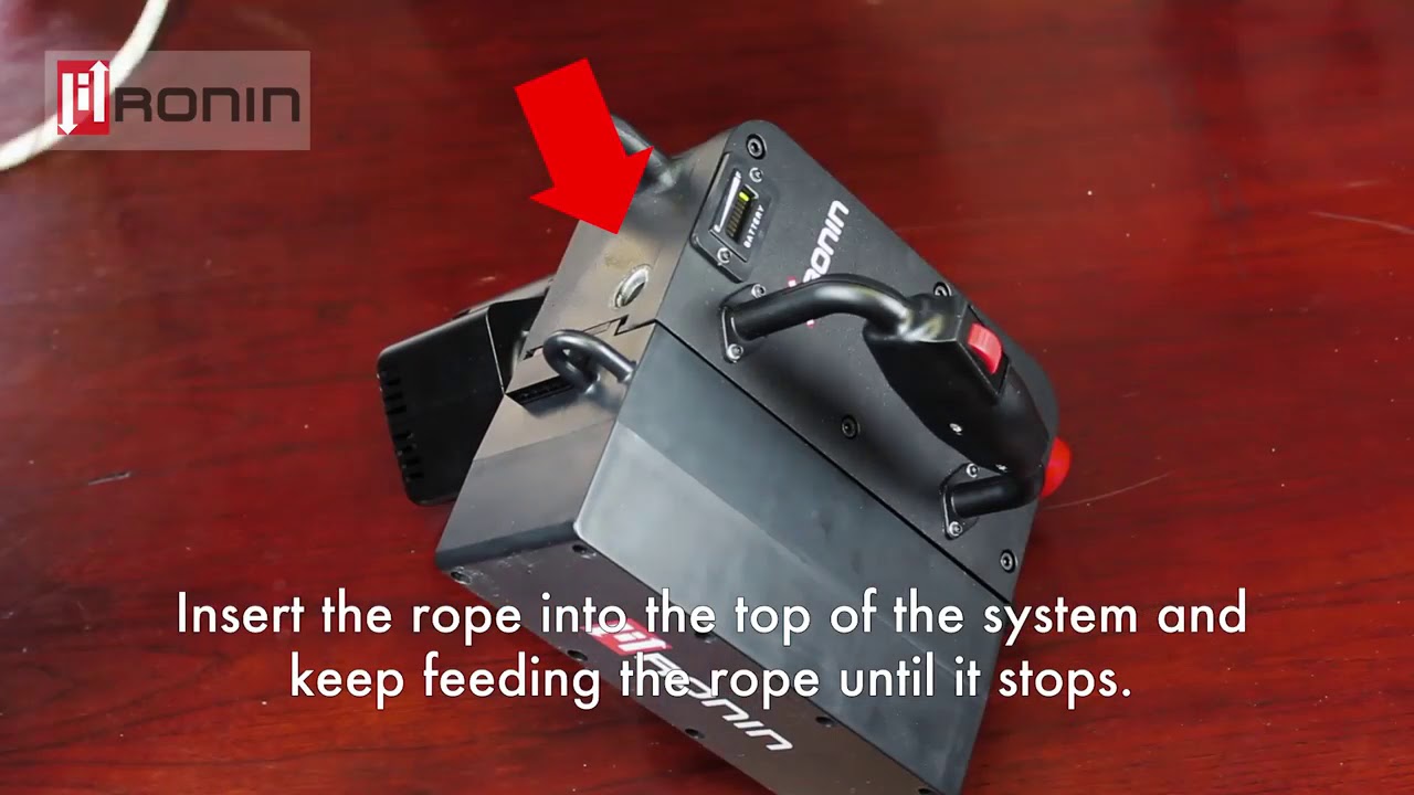 Official Ronin Lift Instruction Video Rope Loading - YouTube