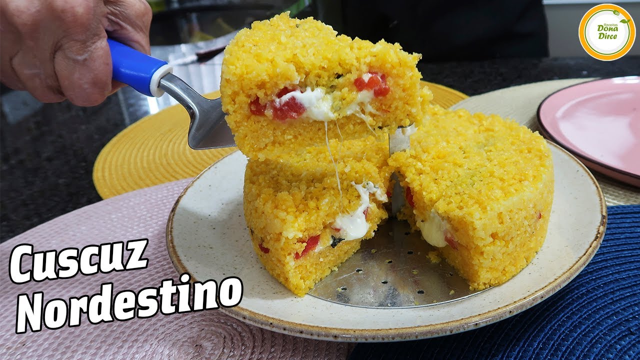 FAZENDO CUSCUZ NORDESTINO DELICIOSO | CUSCUZ DO NORDESTE RECHEADO ...