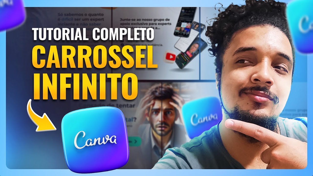 Como fazer um carrossel infinito utilizando o Canva | Tutorial Atualizado! - YouTube