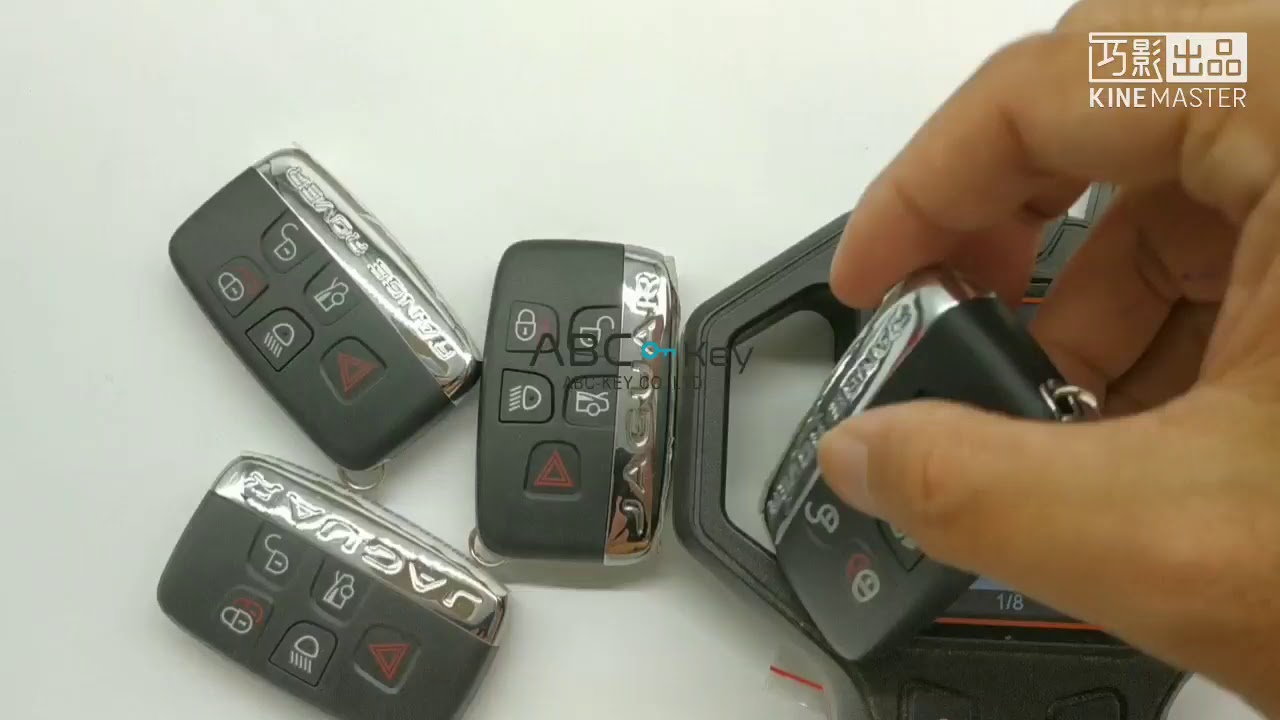Genuine Jaguar Keyless Remote 315Mhz / 433Mhz Stock - YouTube