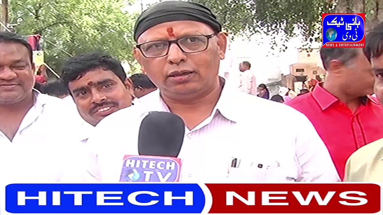 Gandhi jayanti at asif nagar statue |HITECH TV - YouTube