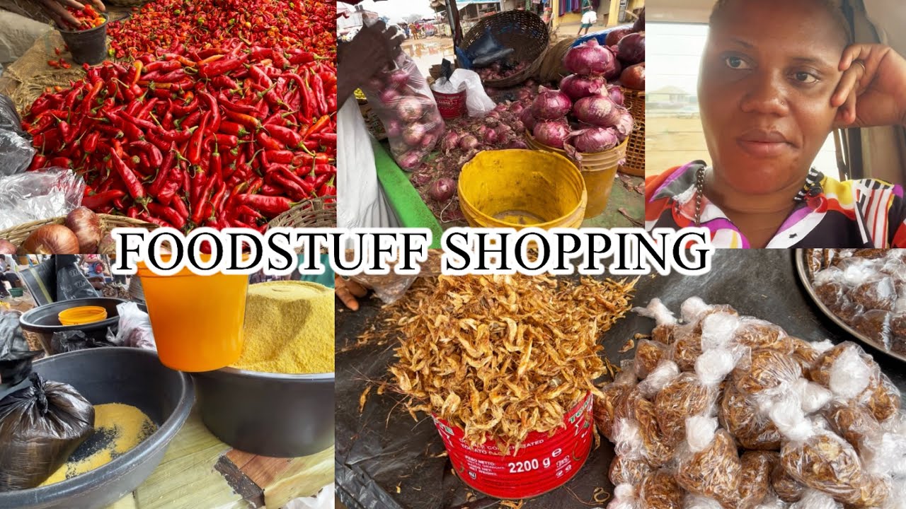 MONTHLY FOOD STUFF SHOPPING FOR FAMILY OF FOUR LIVING IN NIGERIA. - YouTube