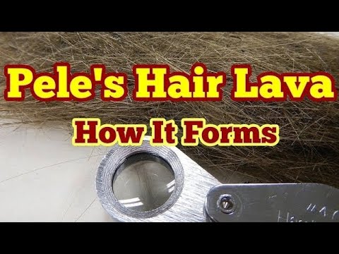 How Pele's Hair Glass Lava Forms/ Cumbre Vieja Volcano In La Palma ...