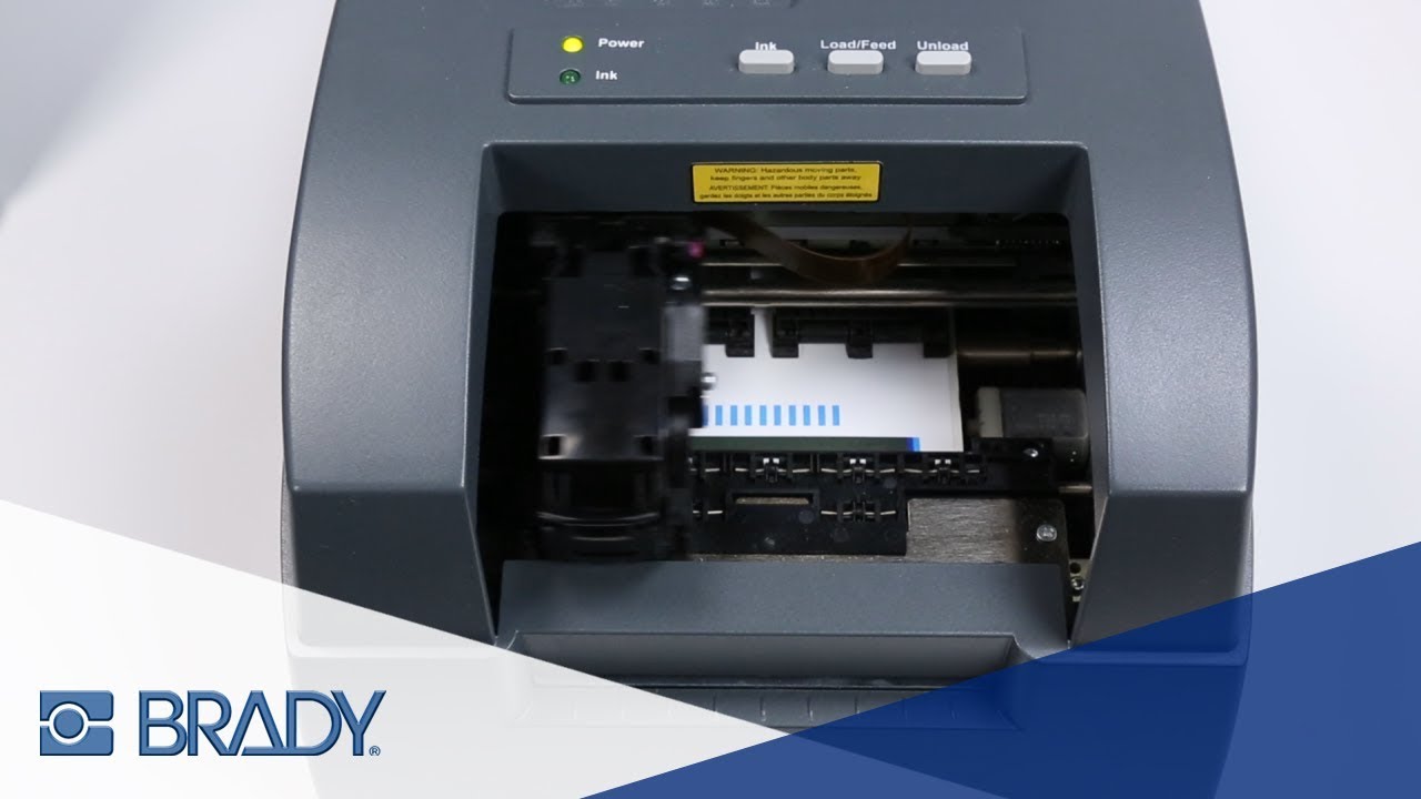 BradyJet J2000 How To - Print Head Alignment - YouTube