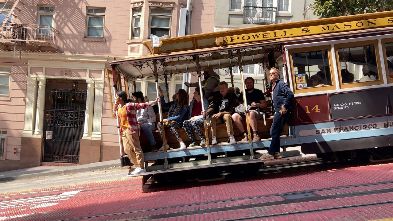 Powell-Mason Cable Car 14 @ Powell St & Pine St San Francisco ...