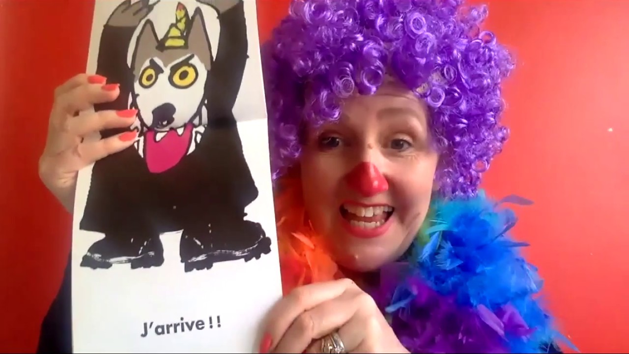 Learn French with CoCo le clown - clothes and colours - YouTube