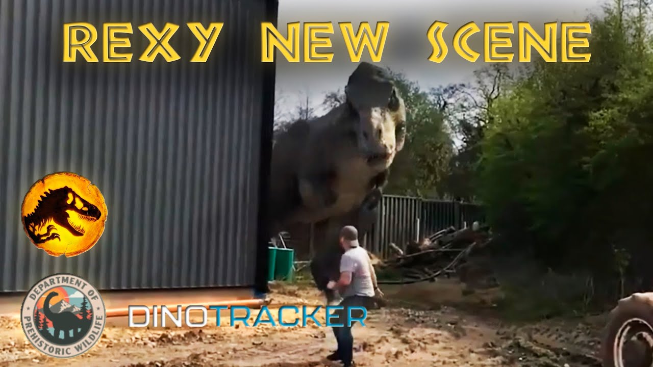 New Tyrannosaurus Scene | Jurassic World Dominion Dinotracker - YouTube