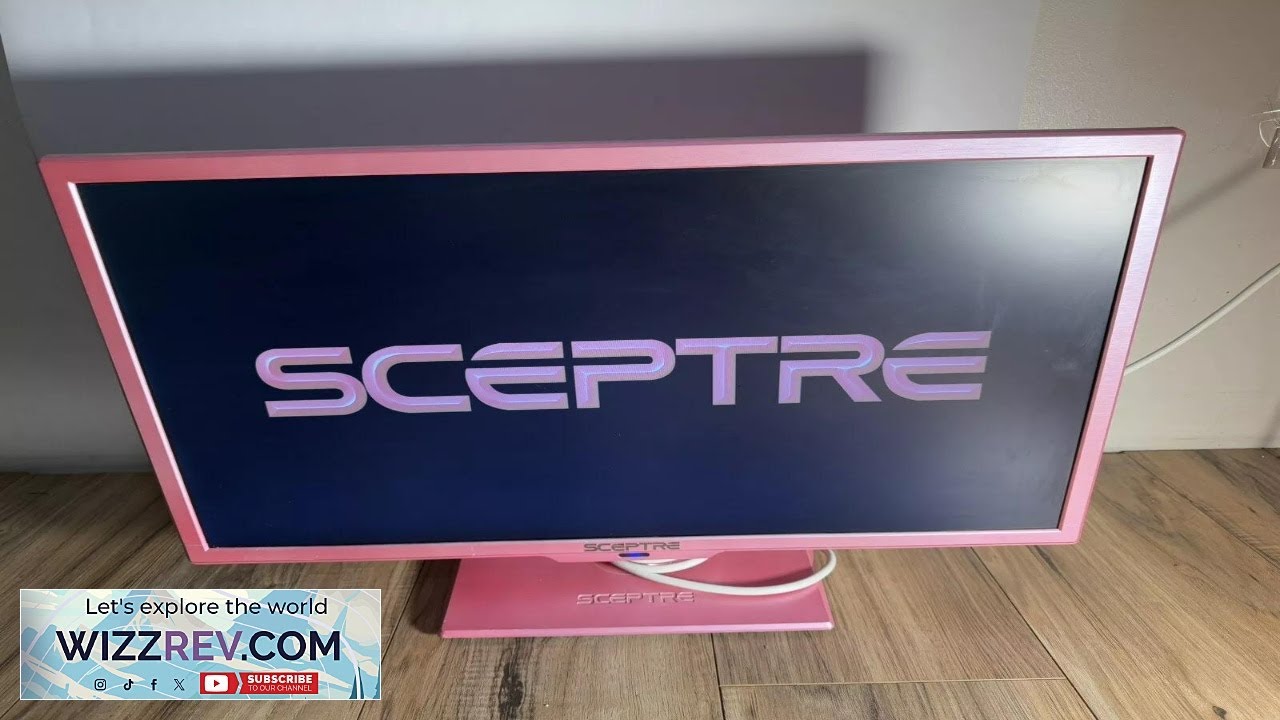 Sceptre 24" 1080p 60Hz LED HDTV E24 Hot Pink Girls TV **NO Review - YouTube