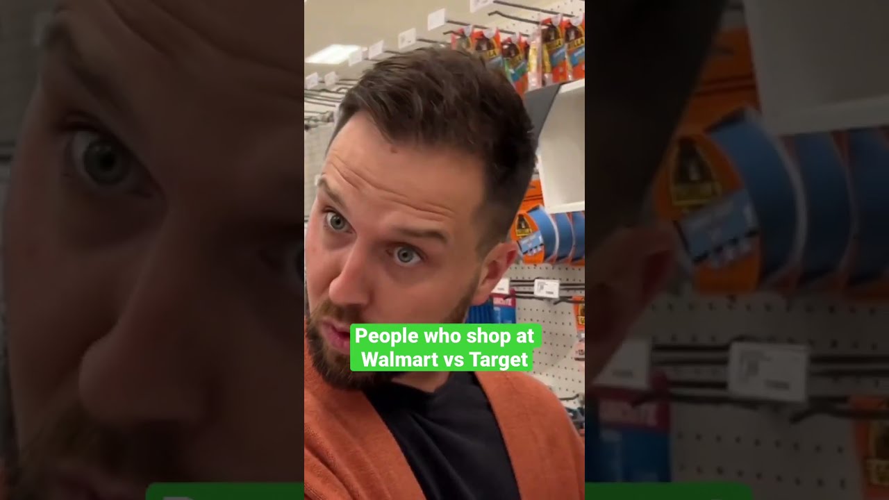 People who shop at Walmart vs Target #shorts - YouTube