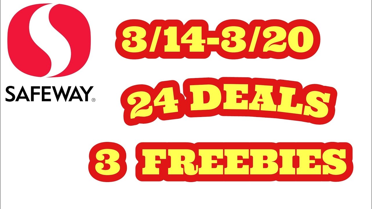 3 FREEBIES & 24 SUPER CHEAP DEALS AT SAFEWAY/ACME & AFFILIATES 3/14-3/ ...