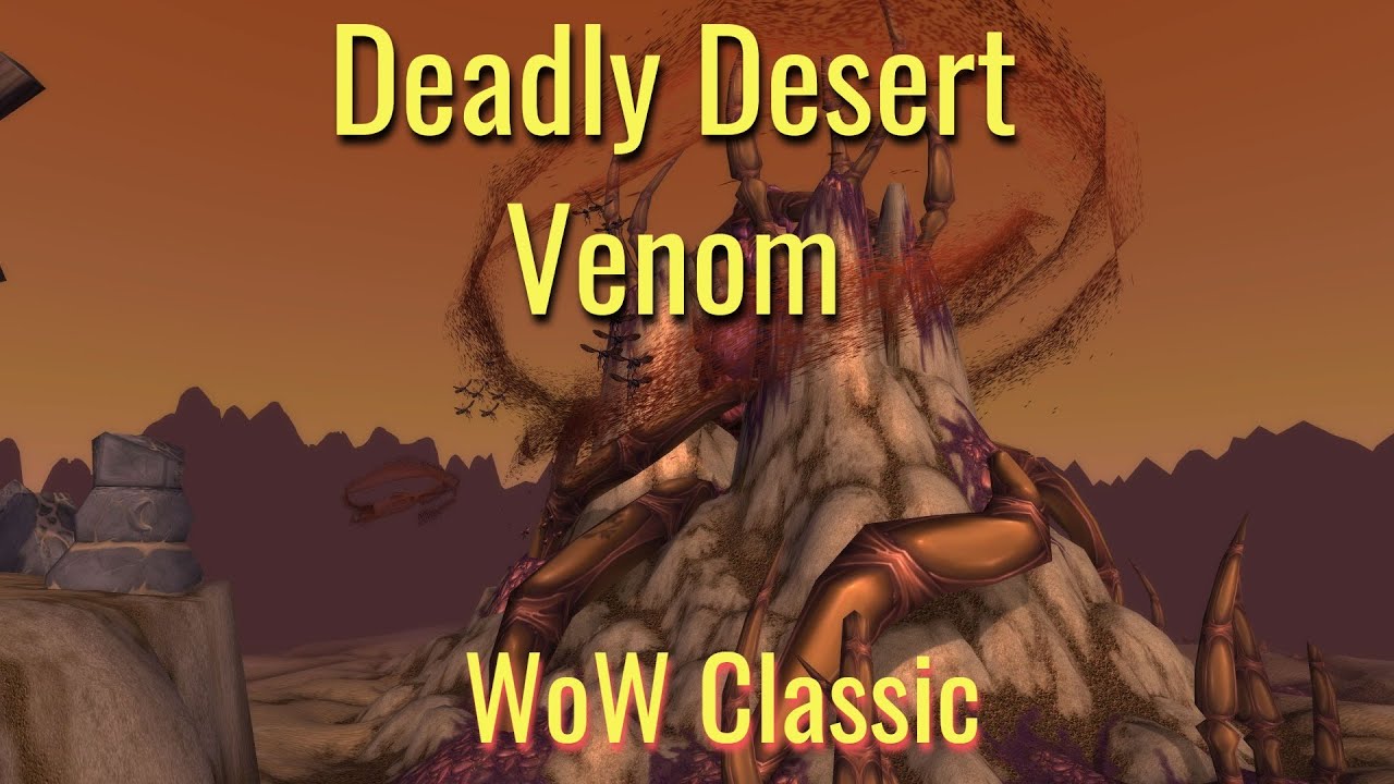 WoW Classic/Deadly Desert Venom quest in Silithus - YouTube