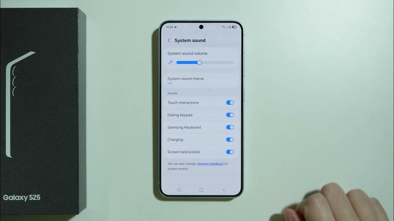 Samsung Galaxy S25: How to Turn ON/OFF Screen Lock & Unlock Sound - YouTube