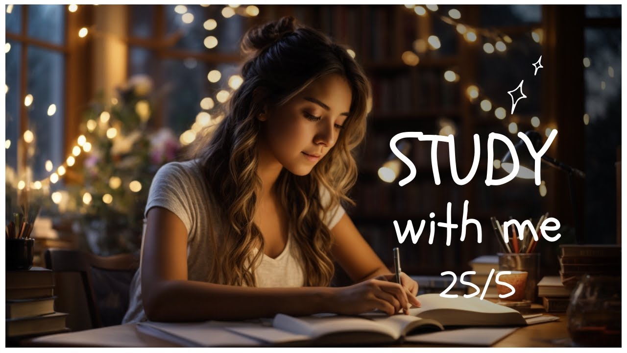 25 / 5 Pomodoro Timer - 2 hours study session 4 x 25 min (Study with me) 🔥😎 - YouTube