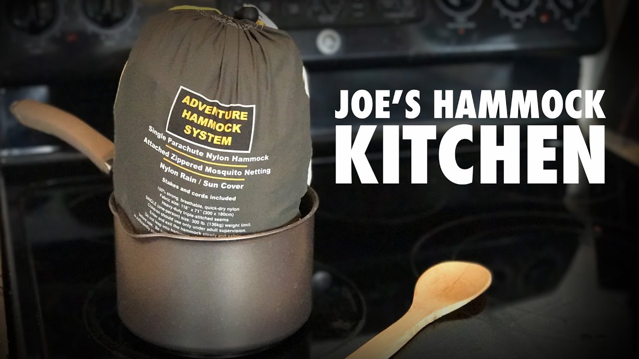 Joe's Hammock Kitchen - Adventure Research Mods (DIY) - YouTube