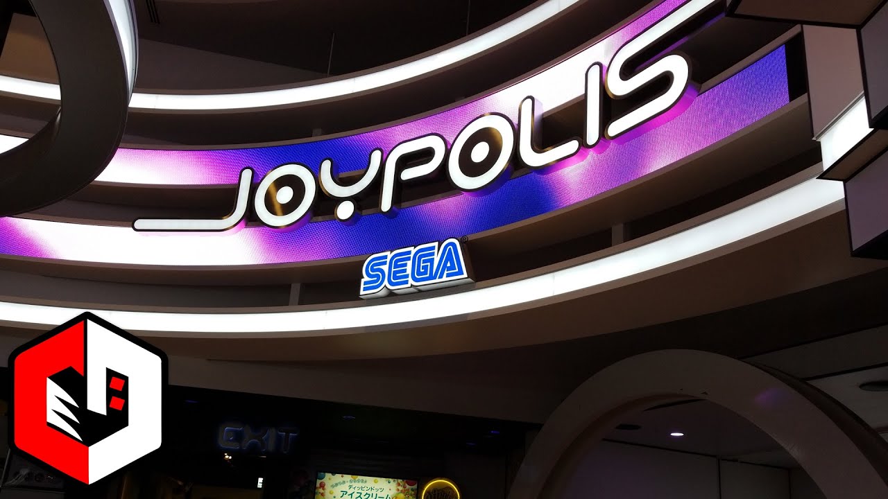 SEGA JOYPOLIS, Indoor Theme Park and Arcade in Tokyo Japan! - YouTube