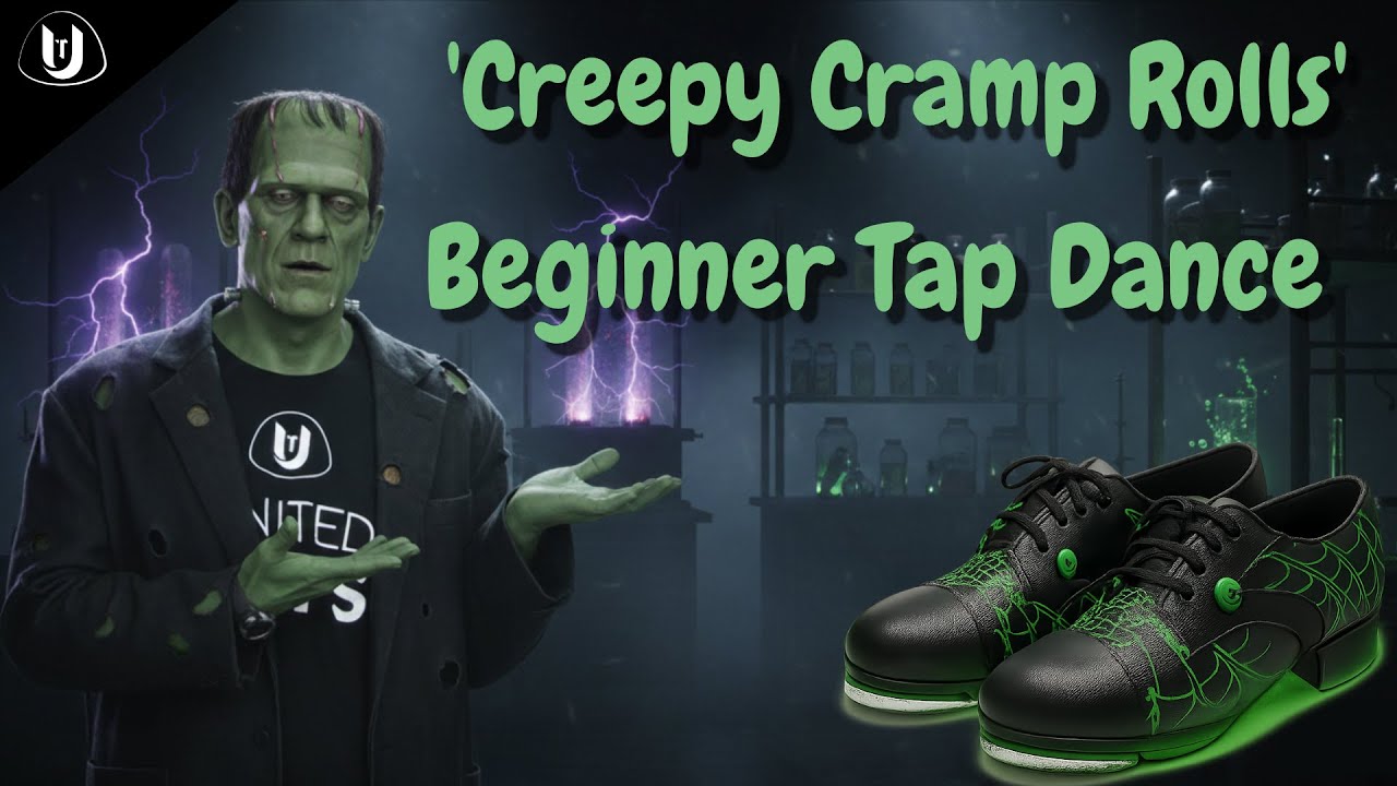 'Creepy Cramp Rolls' Beginner Halloween Tap Dance - YouTube