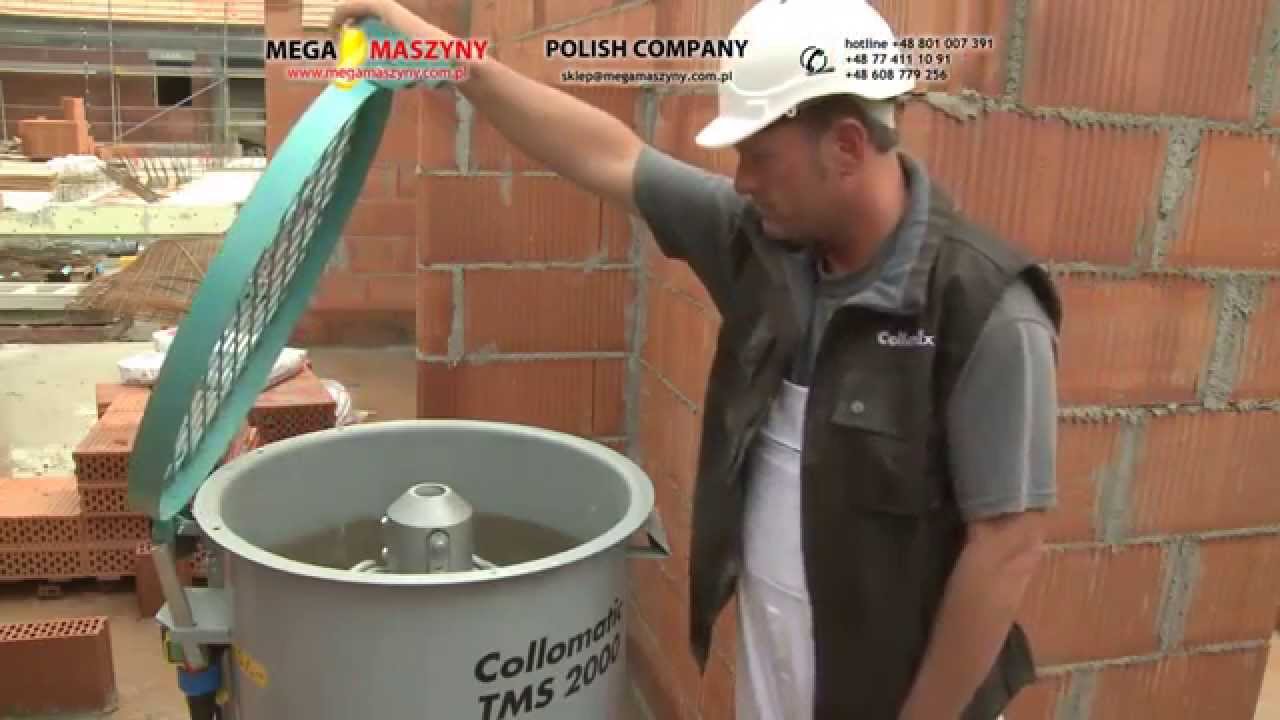 Mieszarka siłowa COLLOMIX TMS 2000 - YouTube