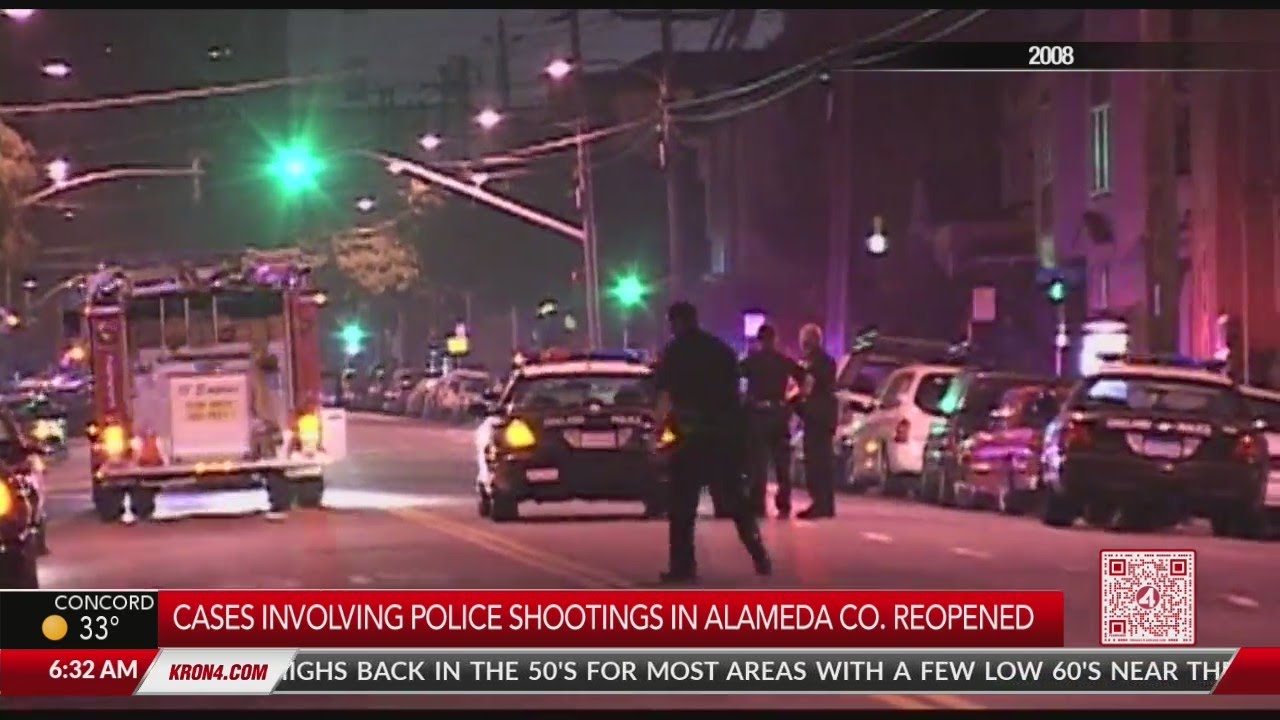 Cases involving police shooting in Alameda County reopened - YouTube