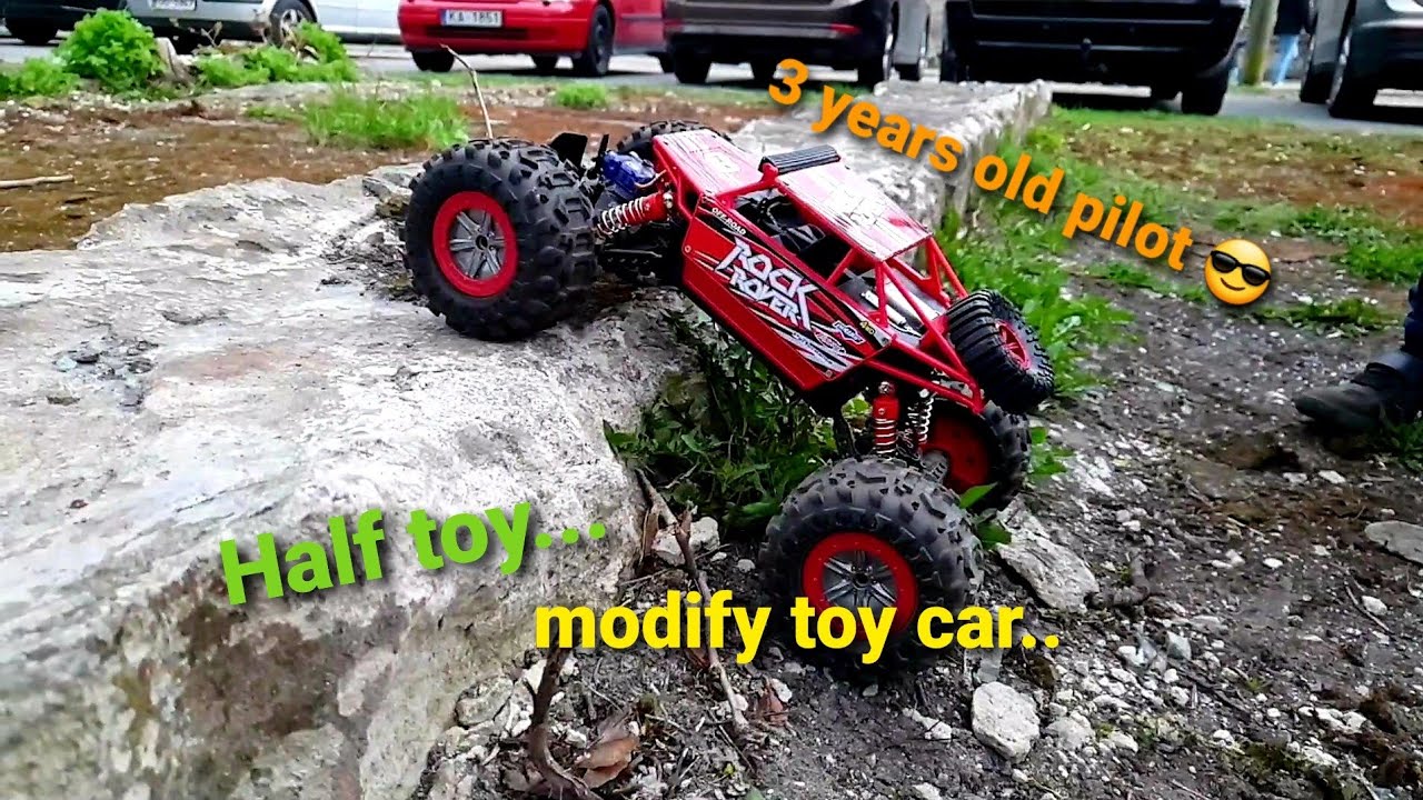 Half toy, my boy first Rc car - YouTube